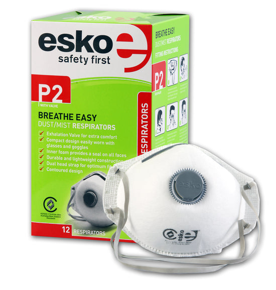 Mask with Respiratory with Valve P2 – Aircon Flange Ltd