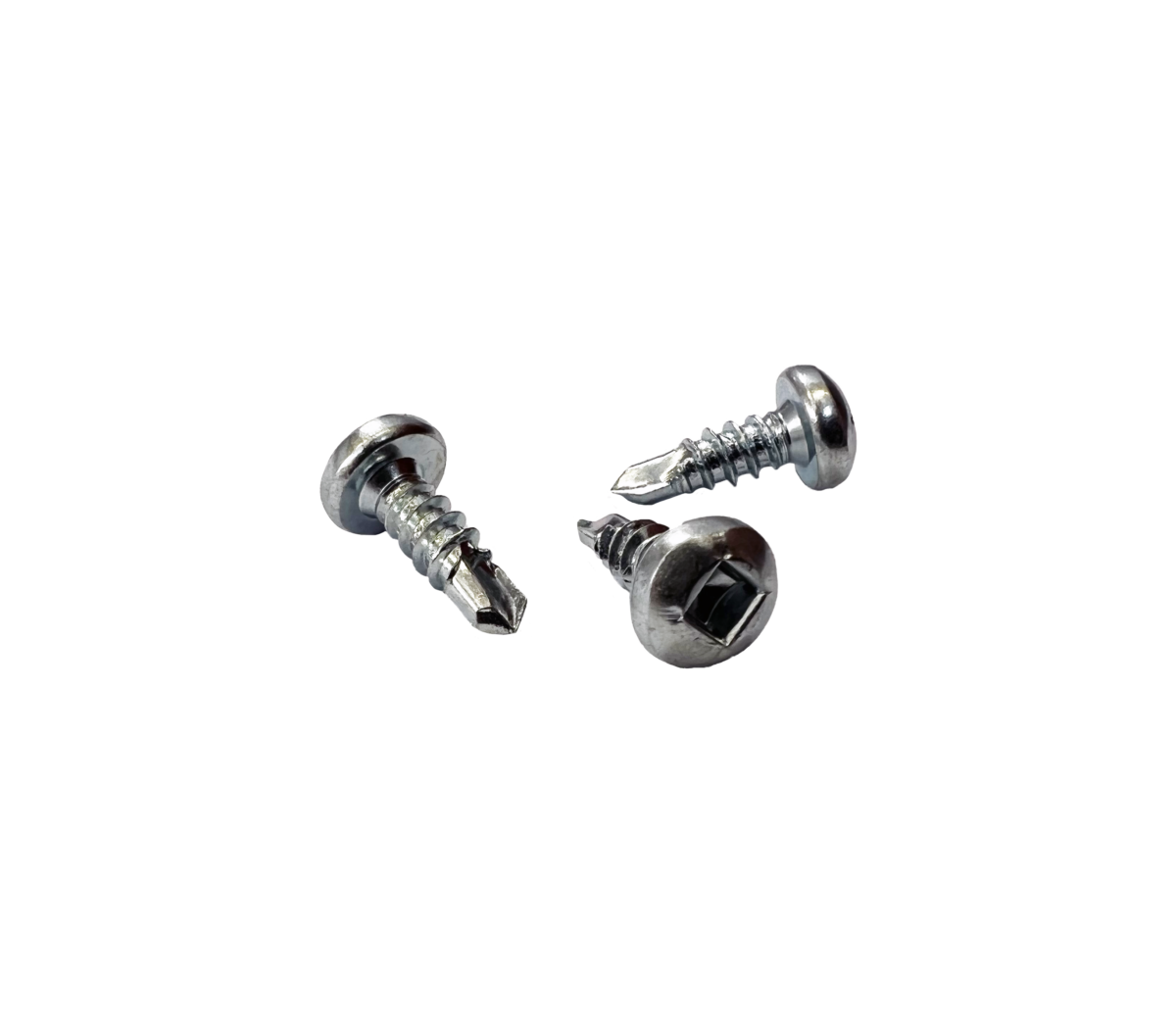 Tech Screws - Metal 8 x 1/2" Pan Head Self Drilling - Zinc Plated ...