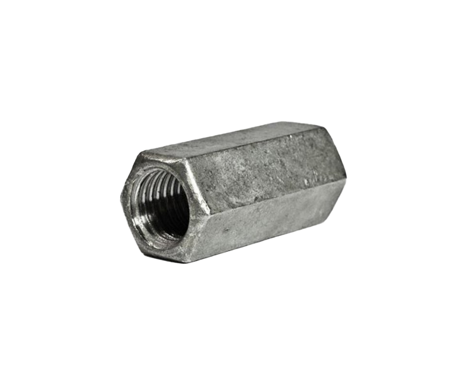 Rod Joiner/Coupler, Hex - Galvanised – Aircon Flange Ltd