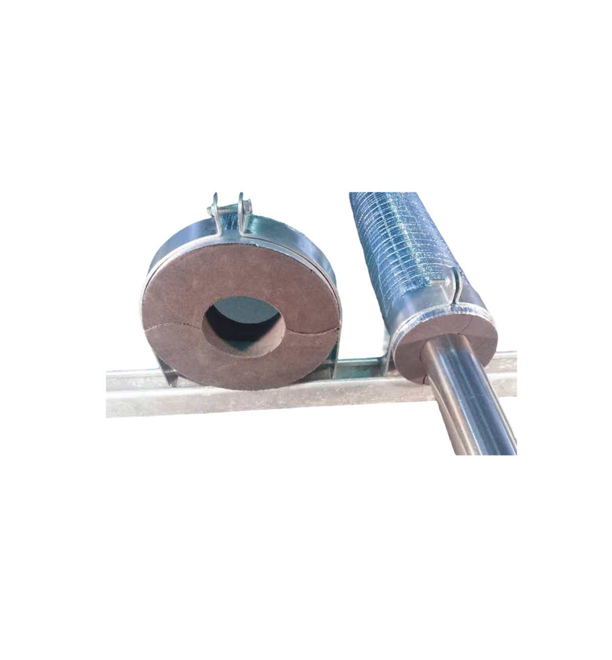 Thermaloc Block Pipe Support - Foil Outer – Aircon Flange Ltd